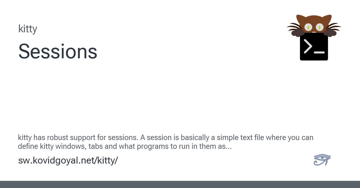Sessions - kitty